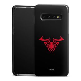 DeinDesign Galaxy S10 Handy Premium Case Smartphone Handyh&uuml;lle Schutzh&uuml;lle gl&auml;nzend Spiderman Logo Marvel Premium Case