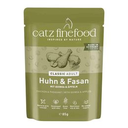 Catz Finefood No. 15 Huhn & Fasan Katzen-Nassfutter hoher Fleischanteil 16x85g