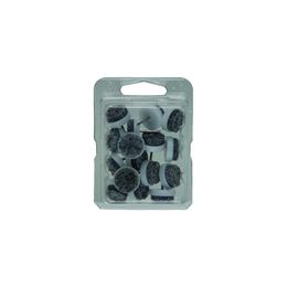 DRANSFELD,Box Filzgleiter m. Nagel Inh. 12, 23 mm wei&szlig; (14.270-927)