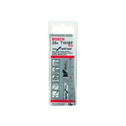 Bosch Stichs&auml;geblatt T 101 BF VE &agrave; 25 St&uuml;ck Clean for Hard Wood (2608634988)