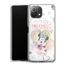 DeinDesign Xiaomi Mi 11 Lite 5G NE Handy Silikon H&uuml;lle Case transparent Handyh&uuml;lle Disney Minnie Mouse Official Licensed Product Silikon Case