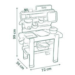 Smoby Matschk&uuml;che mehrfarbig 72 x 75,4 x 36 cm