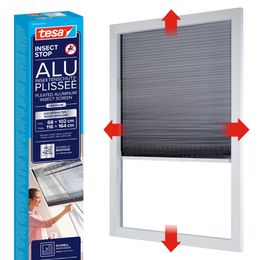 Tesa Fliegengitter f&uuml;r Dachfenster 'Alu-Insektenschutz-Plissee' teleskopierbar 102 x 164 cm