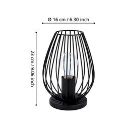 Eglo Tischlampe 'Newtown' E27 &Oslash; 16 x 23 cm
