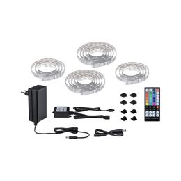 Paulmann LED-Strip 'MaxLED 250 RGBW TV Comfort Basisset' 75 Zoll 25,5 W silber