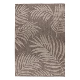 Lalee Indoor- und Outdoorteppich 'Casa 607' taupe 160 x 230 cm
