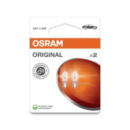 Osram Signalleuchtmittel 'W1.2W Original' 12 V 2 St&uuml;ck