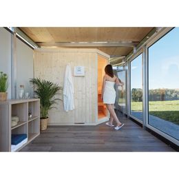 BioHort Sauna 'Thermarium' f&uuml;r Ger&auml;tehaus 'CasaNova' T&uuml;ranschlag rechts