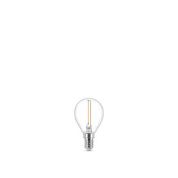 Philips LED-Leuchtmittel Tropfen klar E14 warmwei&szlig;