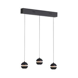Sch&ouml;ner Wohnen Kollektion Sch&ouml;ner Wohnen Kollektion LED-Wandleuchte 'Chia' schwarz 2-flammig 9,3 x 9,3 x 12,5 cm