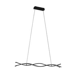 Eglo LED-Pendelleuchte 'Lasana 3' schwarz 38 W