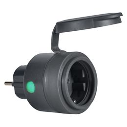 LEDVANCE WiFi-Outdoorsteckdose 'Smart+ WiFi Plug' schwarz