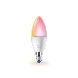 WIZ LED-Leuchtmittel dimmbar Kerze matt E14 4,9 W 470 lm warmwei&szlig; bis tageslichtwei&szlig;