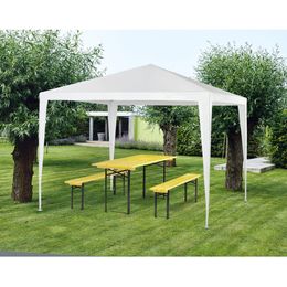 Pavillon wei&szlig; 300 x 300 x 250 cm