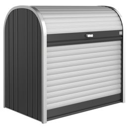 BioHort Garten- und M&uuml;lltonnenbox 'StoreMax' dunkelgrau metallic 117 x 73 cm