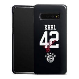 DeinDesign Galaxy S10 Handy Premium Case Smartphone Handyh&uuml;lle Schutzh&uuml;lle gl&auml;nzend Merchandise Fc Bayern M&uuml;nchen Lennart Karl Premium Case