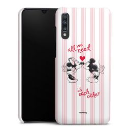 DeinDesign Galaxy A70 Handy Premium Case Smartphone Handyh&uuml;lle Schutzh&uuml;lle gl&auml;nzend Love Disney Premium Case