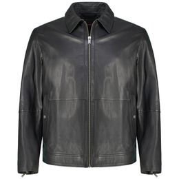 Herren Gro&szlig;e Gr&ouml;&szlig;en | BOSS Lederjacke aus Schafleder Farbe schwarz Gr&ouml;&szlig;e: 60