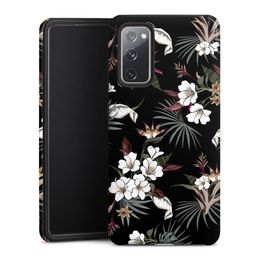 DeinDesign Galaxy S20 FE 5G Handy Panzer Handyh&uuml;lle robuste Outdoor H&uuml;lle Schutzh&uuml;lle gl&auml;nzend Autumn Flowers Muster Tough Case
