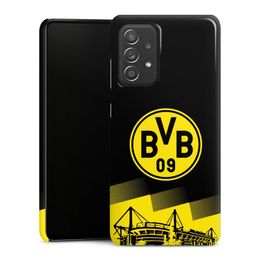 DeinDesign Galaxy A52s 5G Handy Premium Case Smartphone Handyh&uuml;lle Schutzh&uuml;lle gl&auml;nzend Bvb Borussia Dortmund Stadium Premium Case
