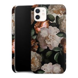 DeinDesign iPhone 12 mini Handy Premium Case Smartphone Handyh&uuml;lle Schutzh&uuml;lle gl&auml;nzend Wallpaper Rose Flower Premium Case
