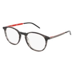 HUGO BOSS Hugo HG 1017 Brille Herren | Fassung: Vollrand, Rund, Grau Marmoriert