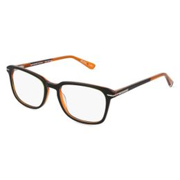Superdry SDO Strobe Brille Unisex | Fassung: Vollrand, Quadratisch, Schwarz Gr&uuml;n