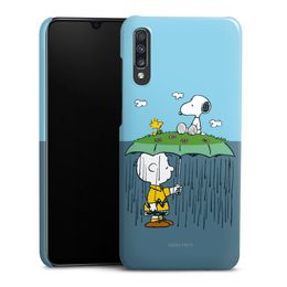 DeinDesign Galaxy A70 Handy Premium Case Smartphone Handyh&uuml;lle Schutzh&uuml;lle gl&auml;nzend Peanuts Children Snoopy Premium Case