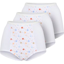 w&auml;schepur Damen Taillenslip wei&szlig;-bedruckt, Gr&ouml;&szlig;e 40