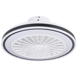 Eglo LED-Deckenventilator mit Beleuchtung 'Almeria' dimmbar 25,5 W 3300 lm warmwei&szlig;, neutralwei&szlig; &Oslash; 48 x 19 cm
