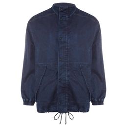 Einfarbige Jogg Jean-Jeansjacke von Diesel in Marineblau