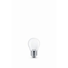 Philips LED-Leuchtmittel Tropfen matt E27 warmwei&szlig;