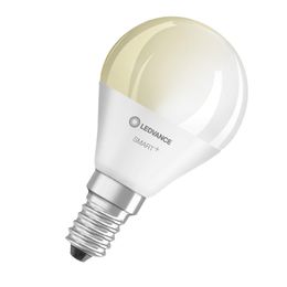 LEDVANCE LED-Leuchtmittel 'SMART WiFi CLP' dimmbar Tropfen matt E14 4,9 W 470 lm warmwei&szlig;