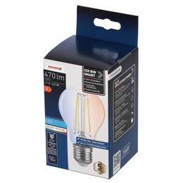 toom LED-Leuchtmittel dimmbar Standardform klar E27 4,9 W 470 lm warmwei&szlig; bis tageslichtwei&szlig;