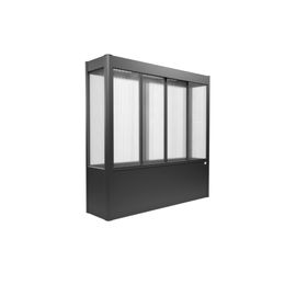BioHort Gew&auml;chshaus 'Florentina' 2 x 0,5 m midi dunkelgrau-metallic