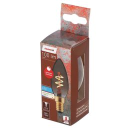 toom LED-Leuchtmittel dimmbar Kerze gold E14 2 W 100 lm warmwei&szlig;