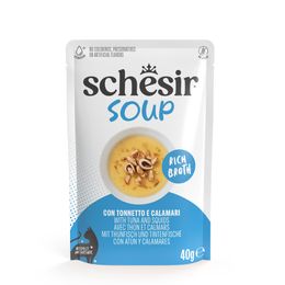 Schesir Katzenfutter Thunfisch Tintenfisch Soup 40 g