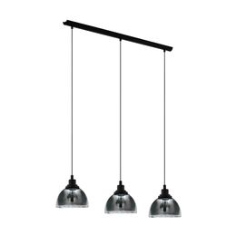 Eglo Pendelleuchte 'Beleser' &Oslash; 205 mm schwarz 60 W