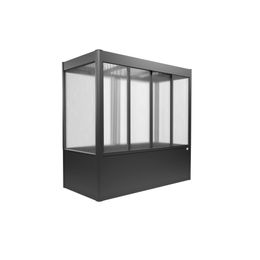 BioHort Gew&auml;chshaus 'Florentina' 2 x 1 m midi dunkelgrau-metallic
