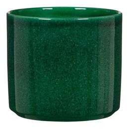 Scheurich &Uuml;bertopf 'Mystic Green 14/631' Keramik gr&uuml;n &Oslash; 13,6 x 12,2 cm