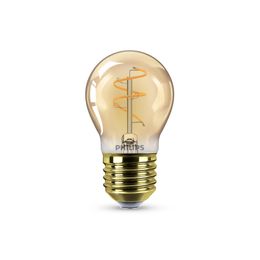 Philips LED-Leuchtmittel 'Vintage LED' dimmbar Tropfen gold E27 2,7 W 180 lm warmwei&szlig;