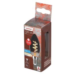 toom LED-Leuchtmittel dimmbar Kerze smoky E14 4 W 100 lm warmwei&szlig;