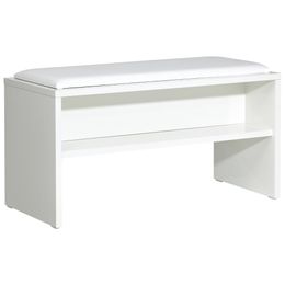 Pelipal Sitzbank 'Taiga' wei&szlig; mit Ablage 90 x 48 x 40 cm