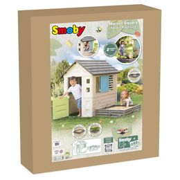 Smoby Spielhaus 'Square' mit Sandkasten mehrfarbig 174 x 127 x 110 cm