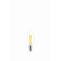 Philips LED-Leuchtmittel dimmbar Kerze klar E14 4,5 W 470 lm warmwei&szlig;