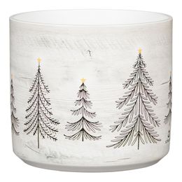 Scheurich &Uuml;bertopf 'Cozy Forest 14/631' Keramik bedruckt &Oslash; 13,6 x 12,2 cm