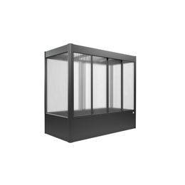 BioHort Gew&auml;chshaus 'Florentina' 2 x 1 m mini dunkelgrau-metallic