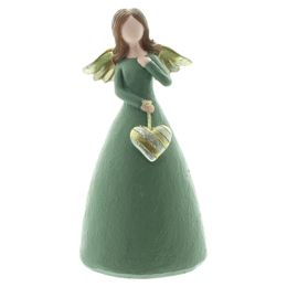 Deko-Figur "Engel mit goldenem Herz"