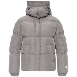 Diesel schlichte graue Winterjacke