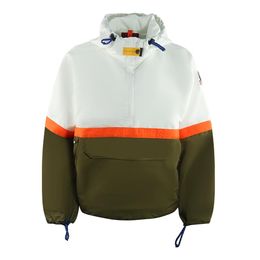 Parajumpers Dezi Pull-Over Colourblock Windbreaker Jacke Gr&uuml;n